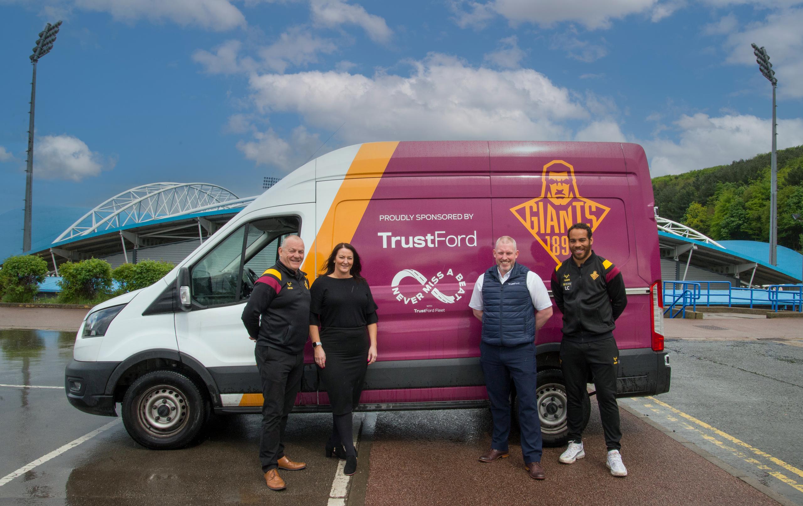 TrustFord donate Ford Transit Kit Van to Huddersfield Giants Men’s ...